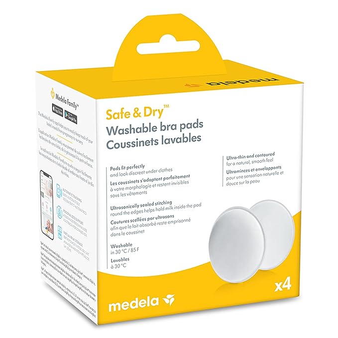 - Safe & Dry Washable Nursing Pads